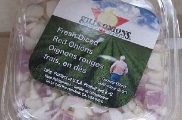 Gills Diced Red Onions Recalled Due To Possible Health Scare